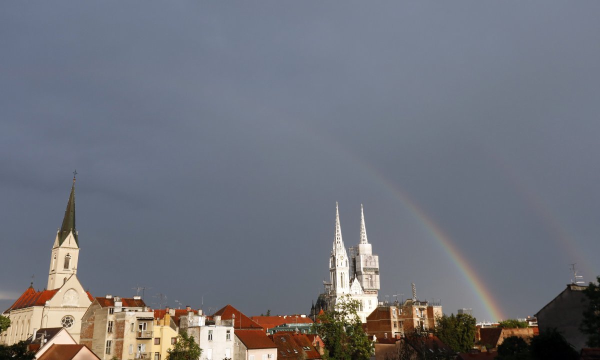 [FOTO] Pogledajte kako je zasjala duga iznad Siska i rijetka dvostruka ...