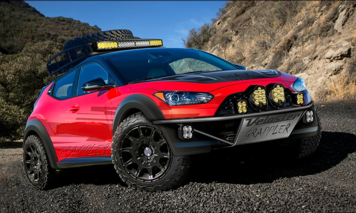 Hyundai predstavio Veloster 'Grappler': Opremljen za najteže terene ...