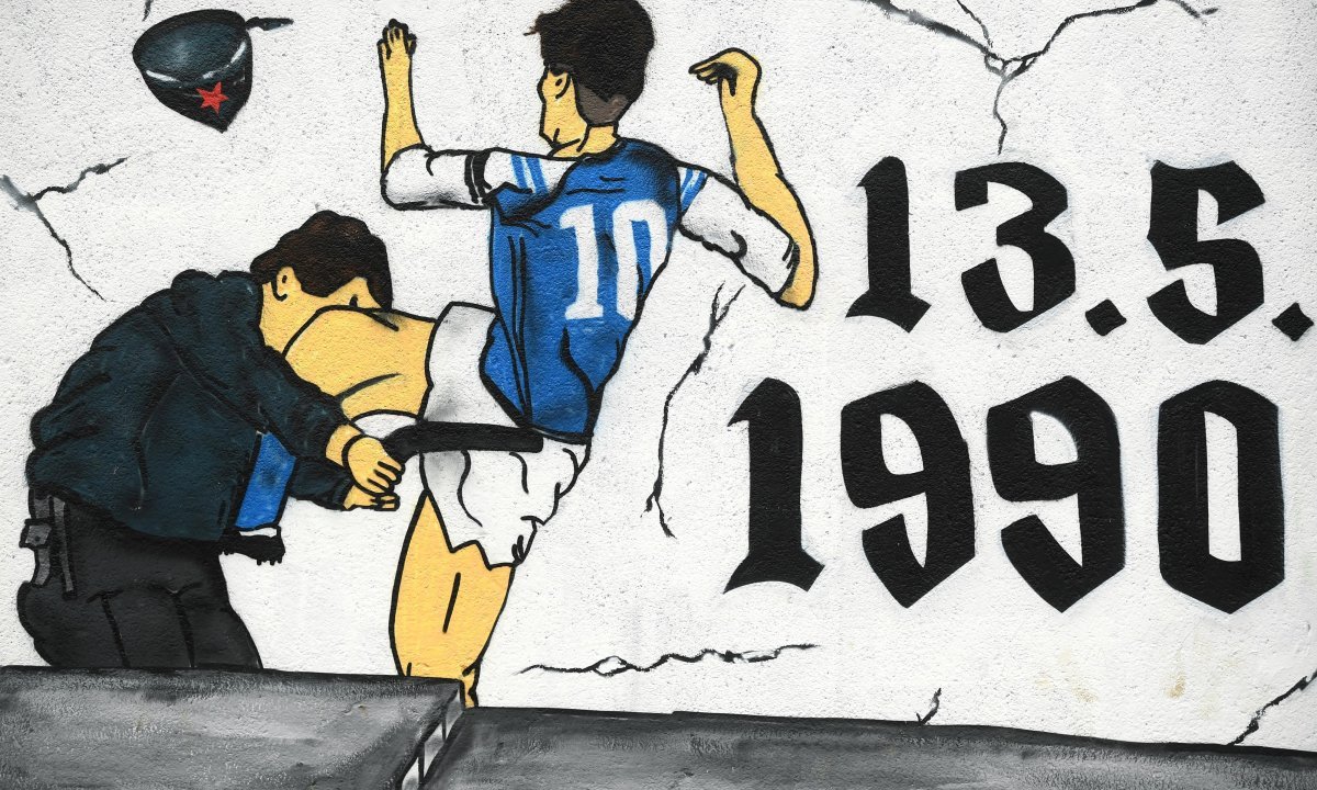 Sporan je i mural posvećen Zvonimiru Bobanu i legendarnoj utakmici ...