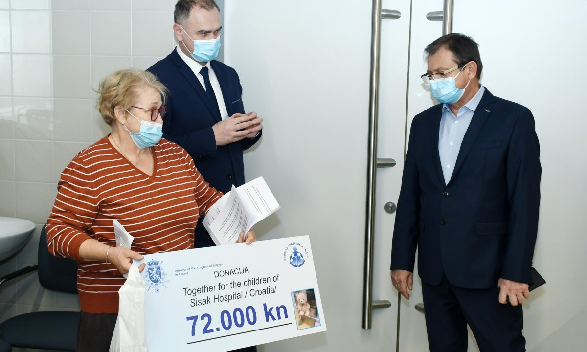 Donacijom Belgije nabavljena nova oprema za Odjel pedijatrije sisačke bolnice - tportal