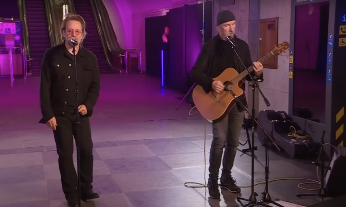 Bonox Vox zapjevao za slobodu na stanici metroa u Kijevu - tportal