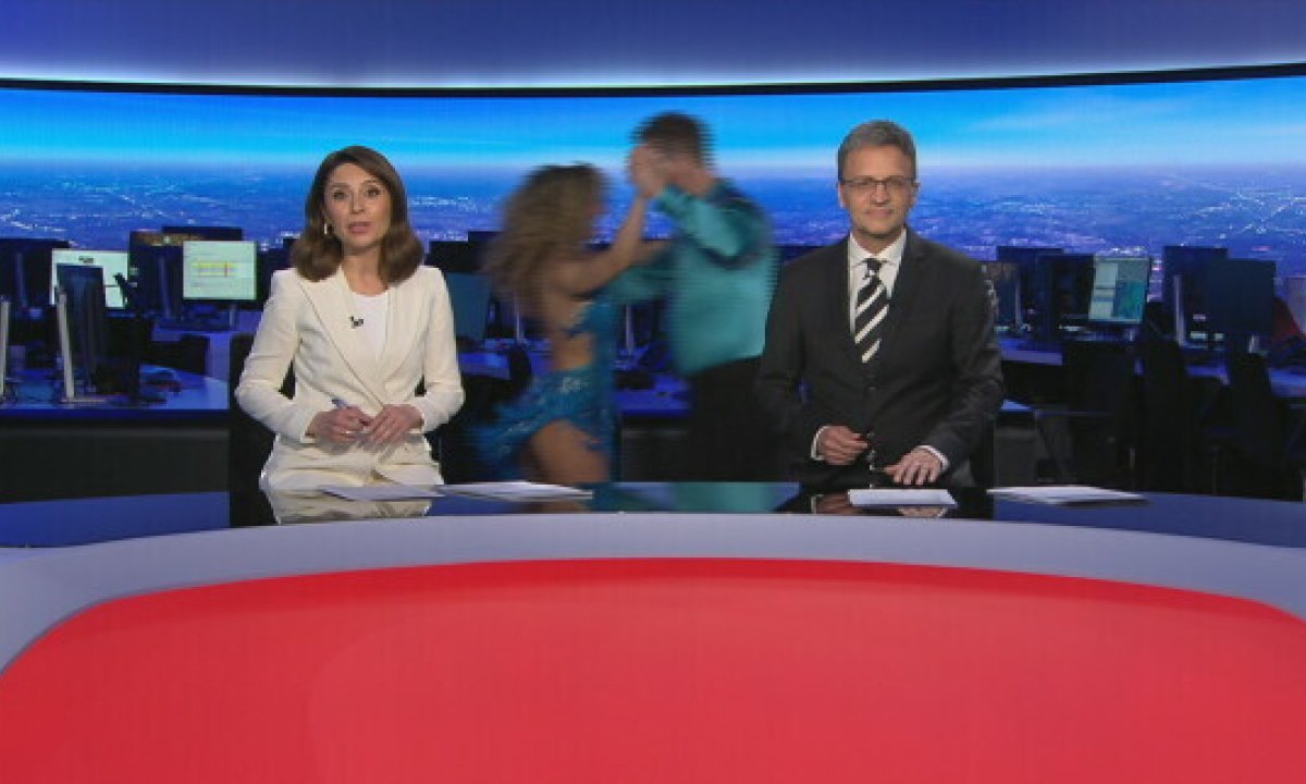 Neočekivano gostovanje u Dnevniku Nove TV: U studio uplesao dobropoznat dvojac - tportal