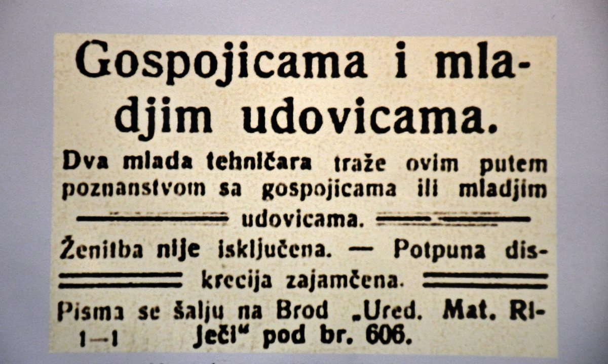 Oglasi iz novina koji su plijenili pažnju tijekom prošlog stoljeća ...