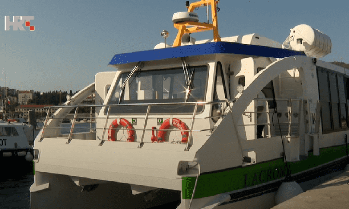 U Dubrovniku zaplovio prvi hibridni brod izgrađen u hrvatskom ...