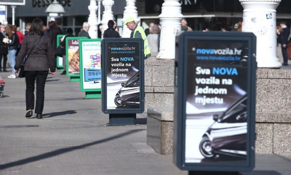 Zagreb preplavile 'dobre reklame' na koševima za smeće - tportal