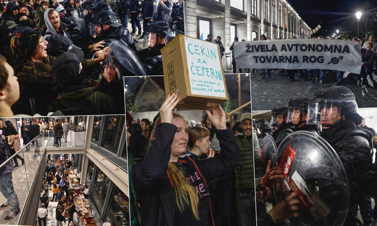 Kaos na otvorenju Centra Rog: Specijalci suzavcem na prosvjednike ...