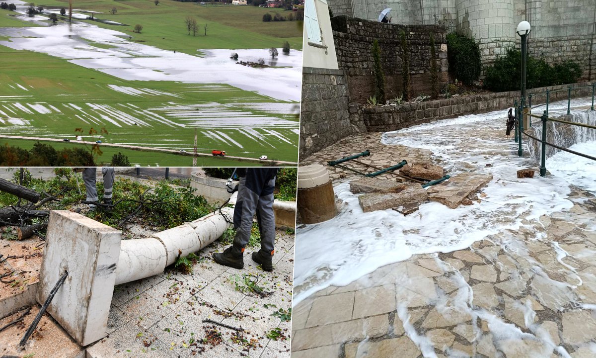 DHMZ promijenio upozorenja; Split izgleda kao grad na oceanu - tportal