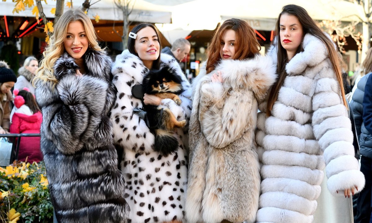 Trendesterice na zagrebačkoj špici ne izlaze iz krznenih kaputa i jakni ...