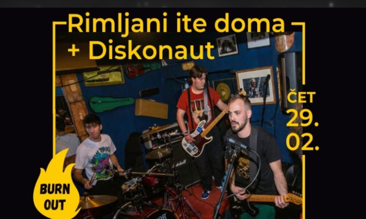 Rimljani Ite Doma uz goste Diskonaut u Tvornici kulture - tportal
