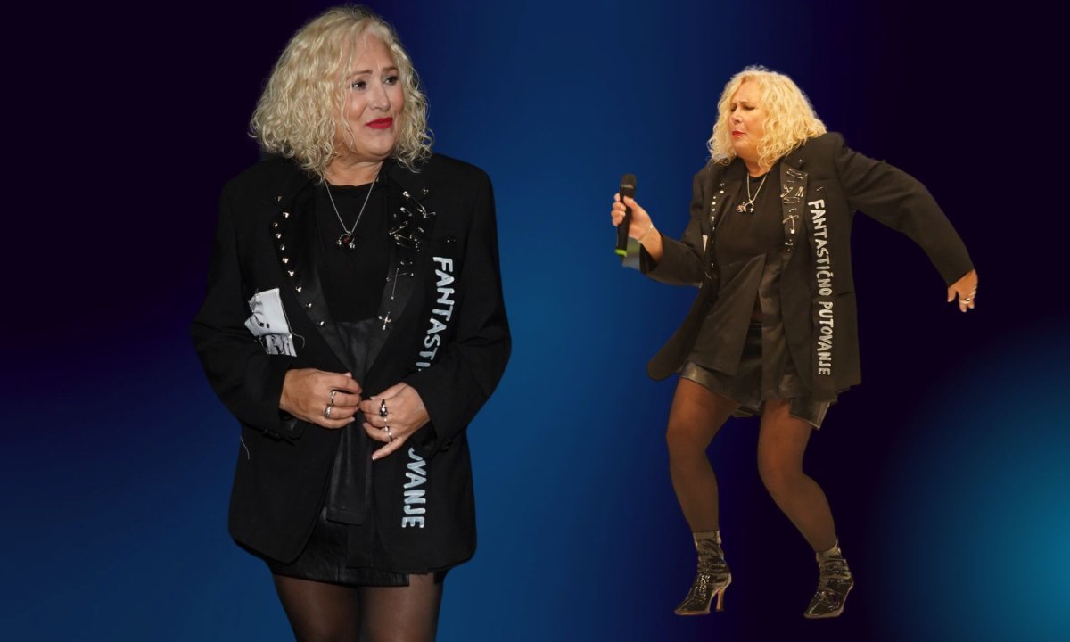 Marina Perazić je jednako vatrena i puna energije na svojim nastupima ...