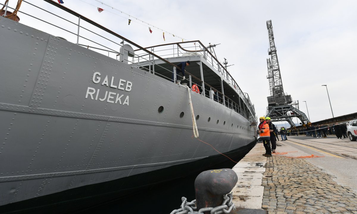 Titov slavni brod 'Galeb' je stigao u Rijeku - tportal