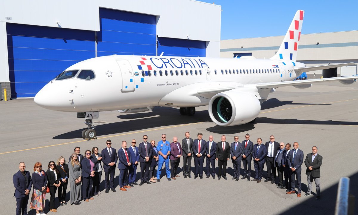 FOTO Croatia Airlines dobio novi Airbus, prvi takav u svijetu: - tportal