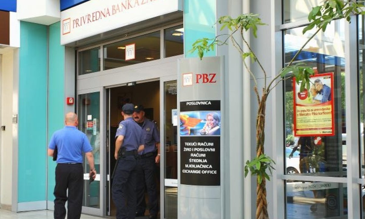 U Zagrebu opljačkana poslovnica PBZ banke - tportal