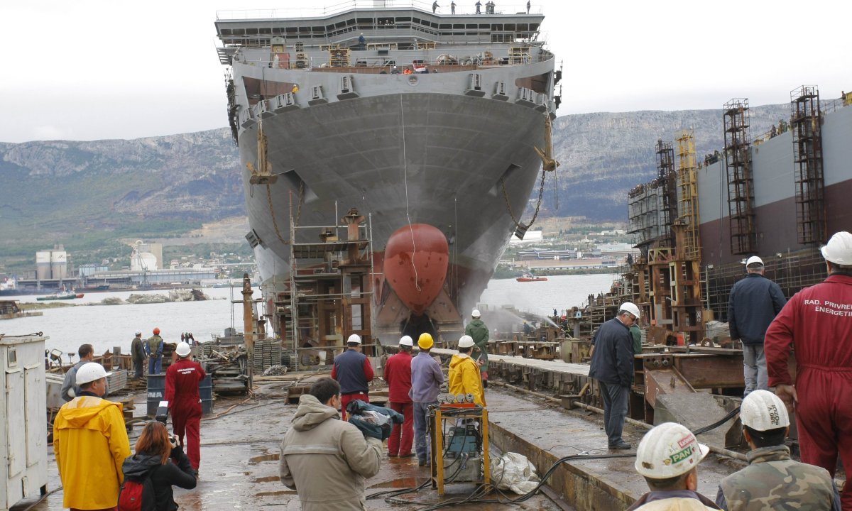 Most expensive ship built in Croatia launched in Split shipyard - tportal