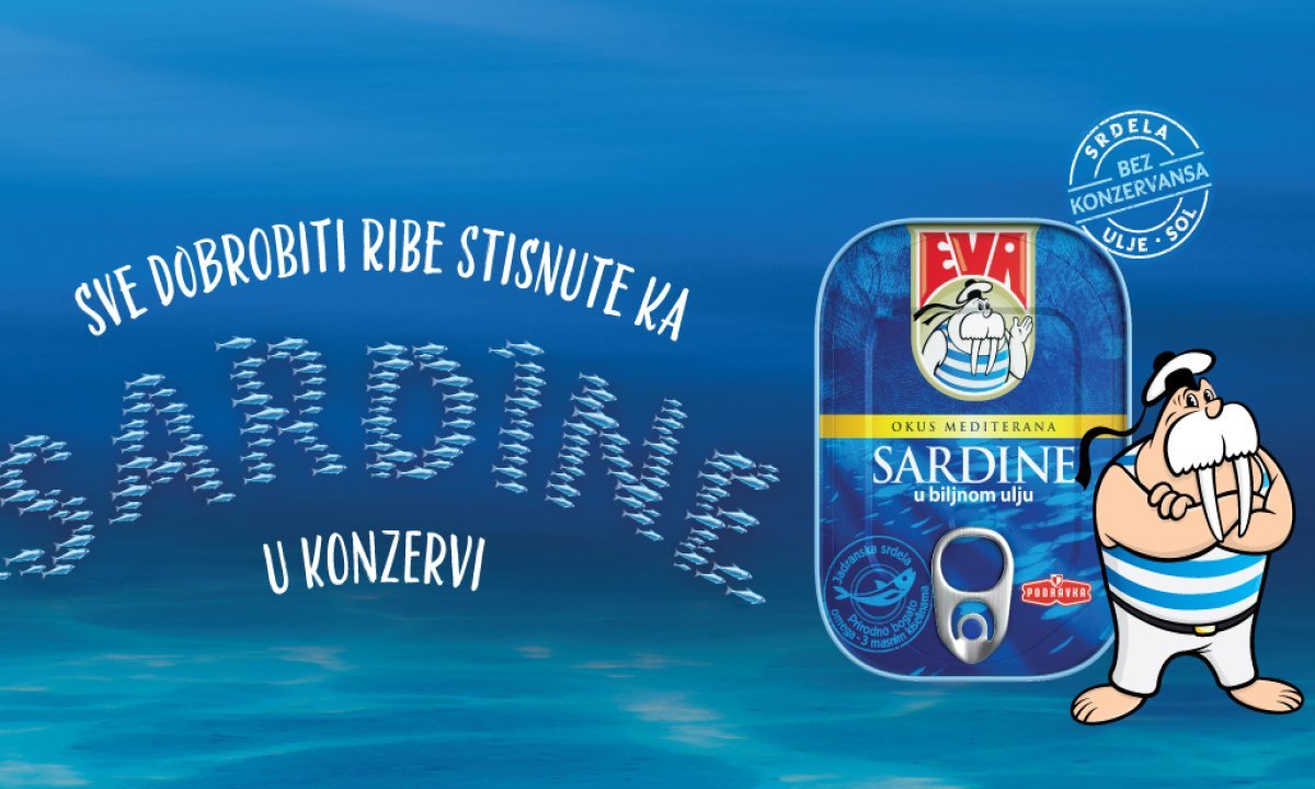 Eva sardine: Sve za ljubav što treba je riba, sol i ulje - tportal