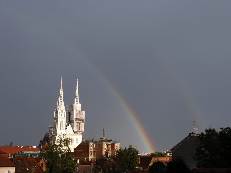 [FOTO] Pogledajte kako je zasjala duga iznad Siska i rijetka dvostruka ...