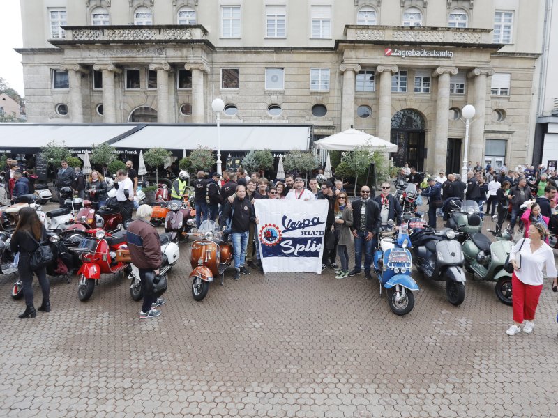 [FOTO] Više od 200 legendarnih Vespi okupiralo centar Zagreba ...