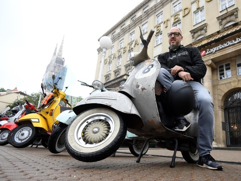[FOTO] Više od 200 legendarnih Vespi okupiralo centar Zagreba ...