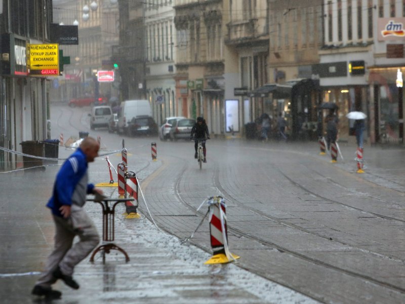 Jak proljetni pljusak oprao Zagreb - tportal