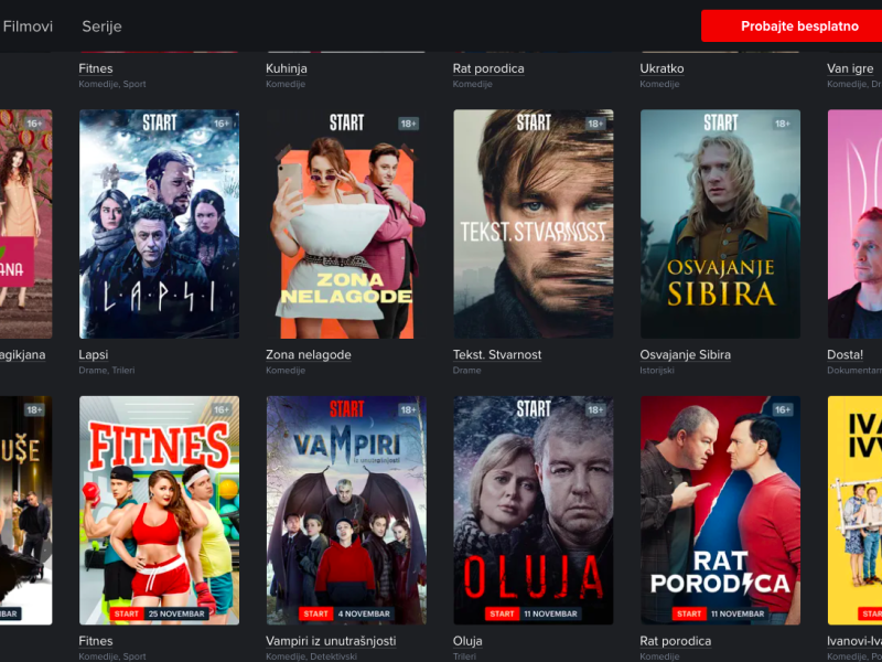 Ruske serije i filmovi u Hrvatskoj; kreće novi streaming servis Start ...