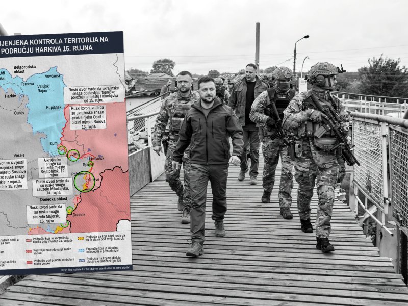 Objavljena karta operacija: Pogledajte dokle je Ukrajina dogurala s ...