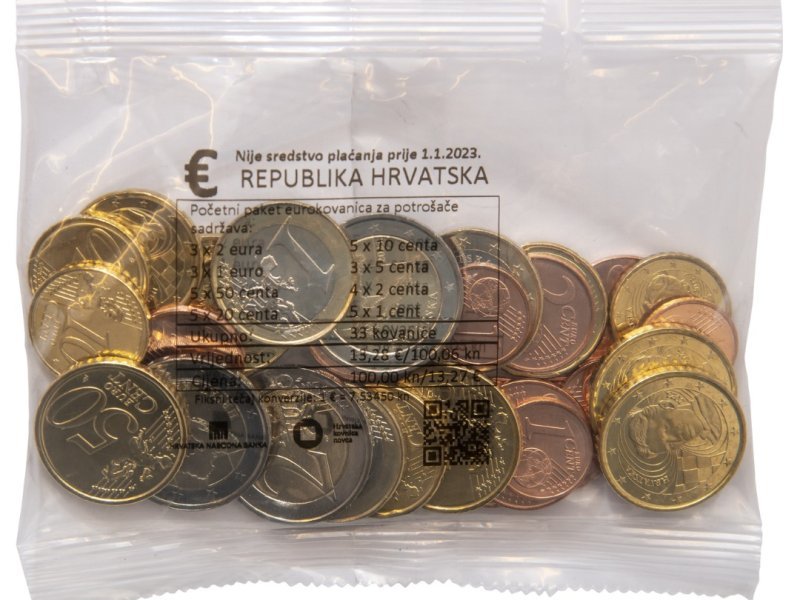 [FOTO] Pogledajte kako izgleda početni paket eura koji će se uskoro ...