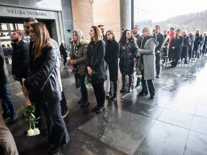 Obitelj i prijatelji oprostili su se od nedavno preminulog manekena i modela Patrika Cvetka ...