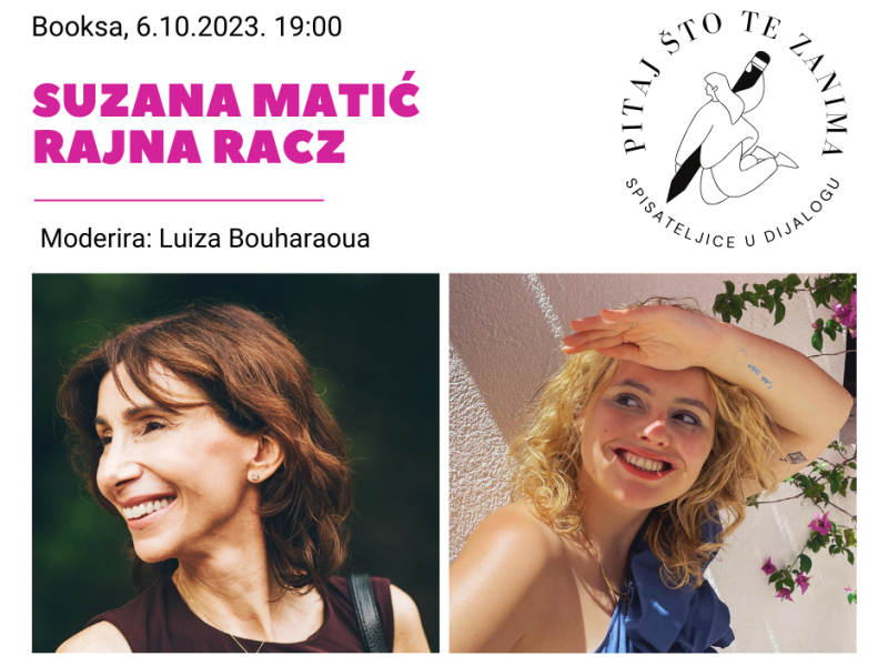 Spisateljice u dijalogu: Suzana Matić i Rajna Racz - tportal