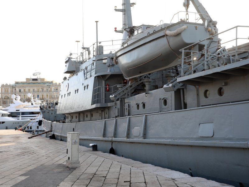 Najstariji i najduži hrvatski vojni brod uplovio u riječku luku - tportal