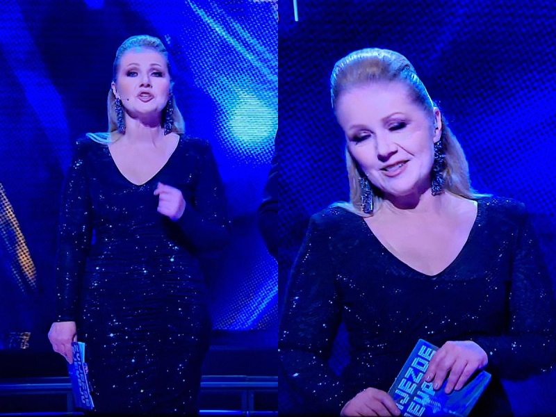 Barbara Kolar ne odustaje od provjerene modne formule: Glamur, šljokice ...