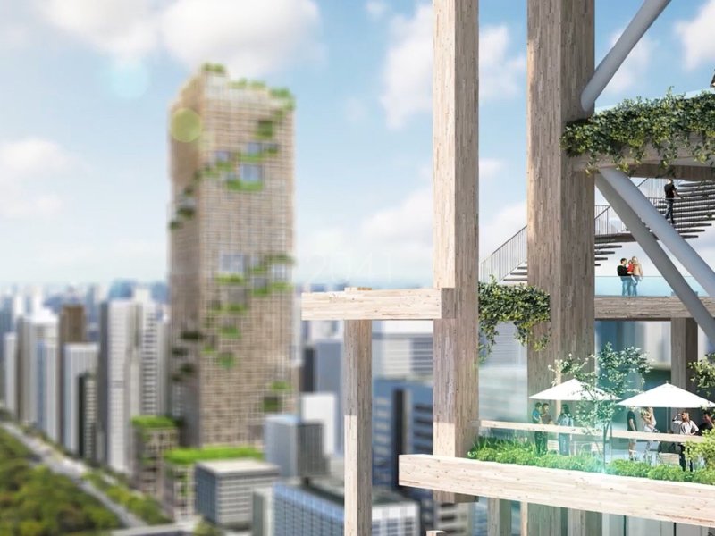Japanci planiraju graditi drveni neboder, pogledajte kako će izgledati ...
