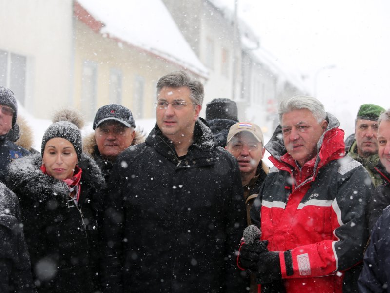 Premijer stigao u Delnice koje su 'na koljenima': Nije problem snijeg ...