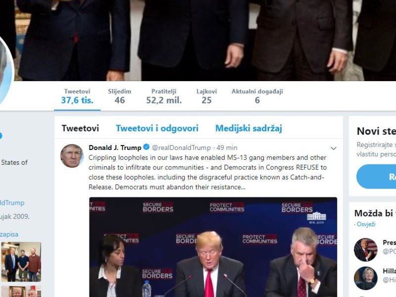 Sutkinja odlučila da Trump ne smije blokirati pratitelje na Twitteru - tportal
