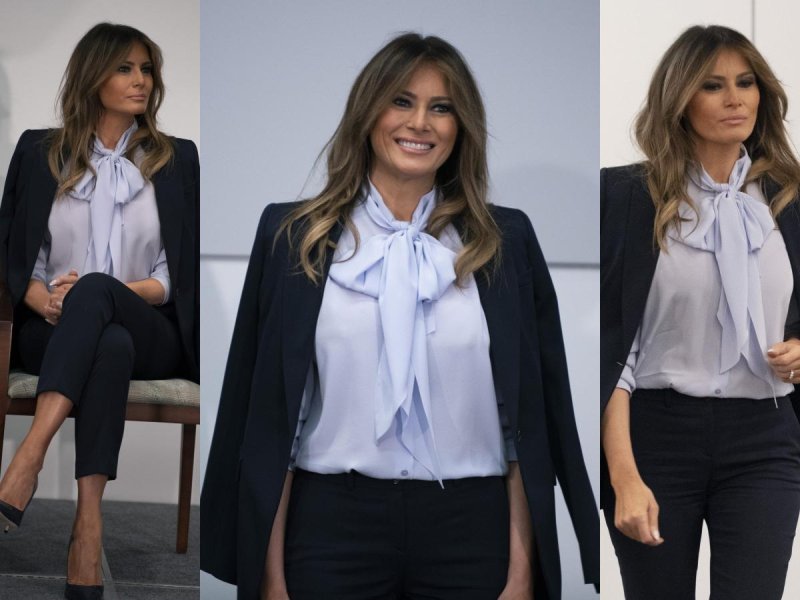 Poslovni look joj odlično stoji: Stajling Melanije Trump idealan je za ...