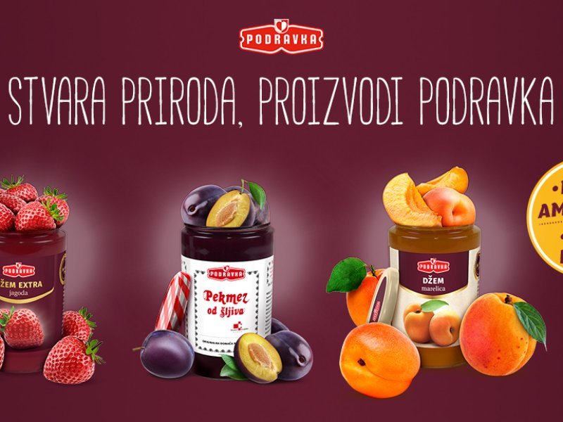 Stvara priroda, proizvodi Podravka: Omiljeni voćni namazi u novoj ...