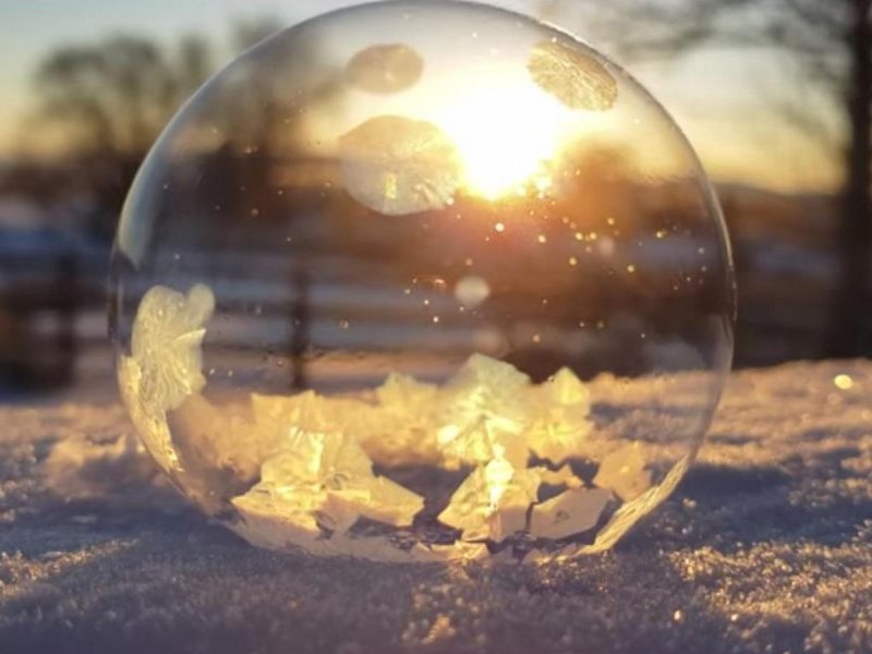 Balon sapunice koji se zaleđuje potpuno će vas opustiti - tportal