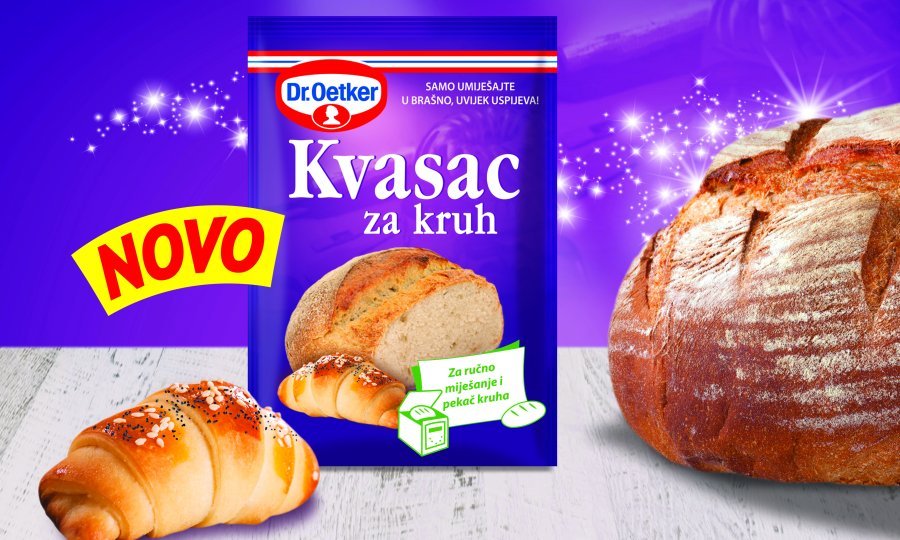 Dr. Oetker Kvasac za kruh – čarolija uspjeha svaki put! - tportal
